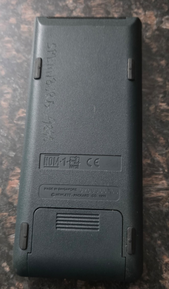 HP Hewlett Packard 48G Graphing Calculator 32K RAM - Tested (Name on ...
