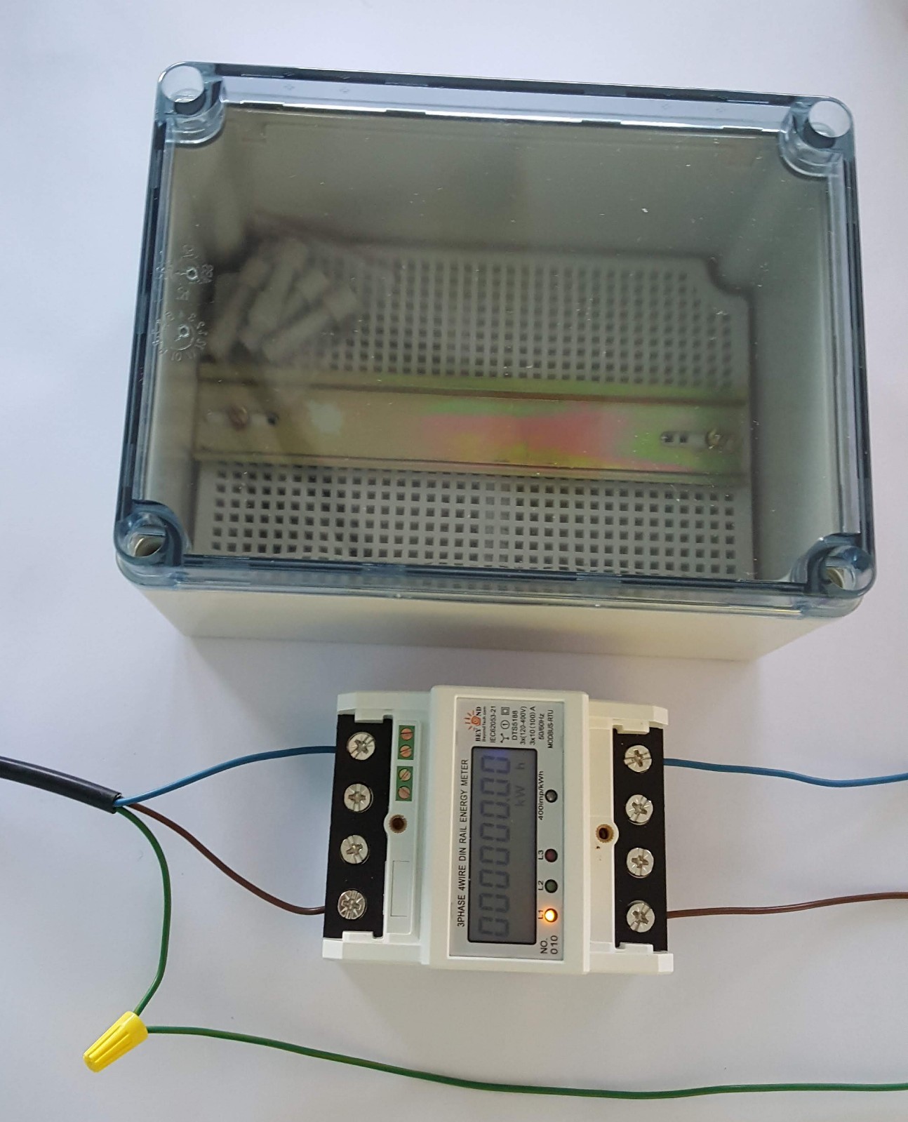 120/480V Electrical KWh Meter - Up to 80 Amps per line, internal CTs ...