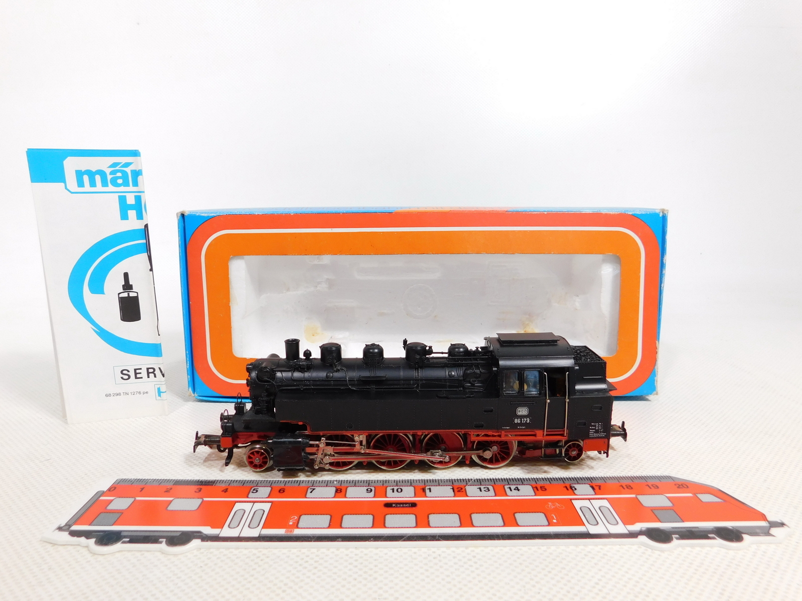 DT276-2# Märklin H0 AC 3096 Steam Locomotive Tender 86 173 DB Telex ...