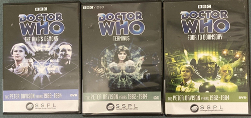 Dr Who DVD Lot Of 3 - Peter Davison Years - Doomsday, Terminus, Hing's ...