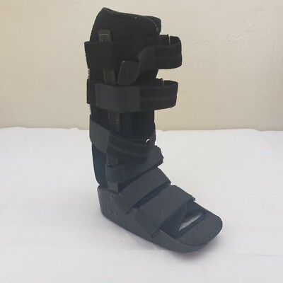 Maxtrax Orthopedic Walking Cast Boot Sz Medium Brace Ankle Adjustable ...