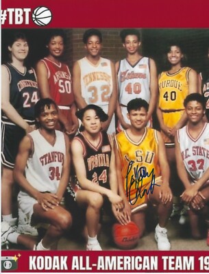 POKEY CHATMAN Signed 8.5 x 11 Photo WNBA Basketball LSU TIGERS Coach ...