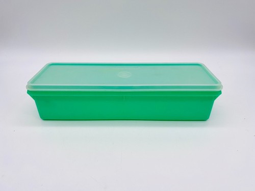 Vintage 13" Tupperware Green Produce Celery Lettuce Crisper Container ...