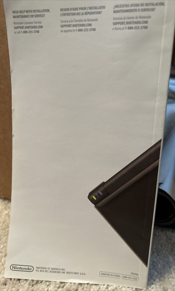 Nintendo DS XL System Instruction Booklet Operations Manual 2010 | eBay