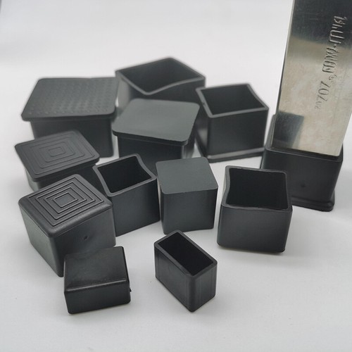 Rubber Square Plug for Metal Pipe Tubing Caps, Chair Glides Cap 10mm ...