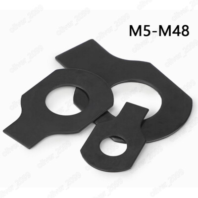 Black Steel Tab Washers With Long Tab M5 M6 M8 M10 M12 M16 M18 M20 M22 ...