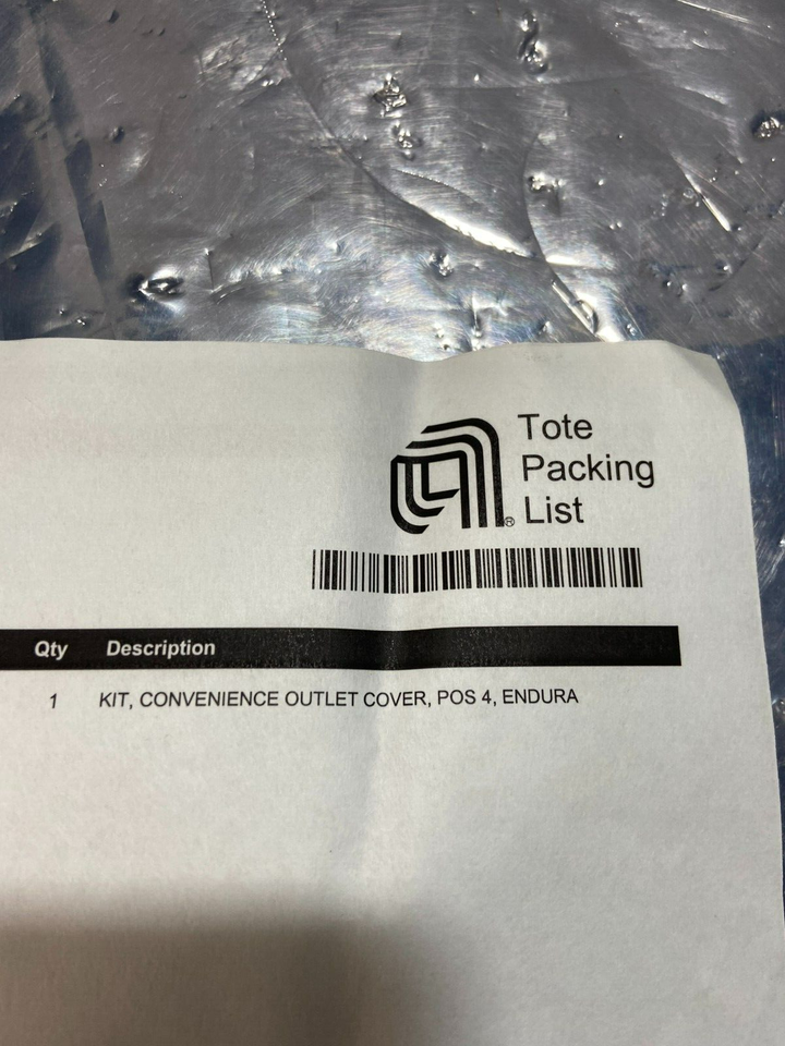 AMAT 0240-27028 KIT, CONVENIENCE OUTLET COVER, POS 4, EN, 114078 | eBay