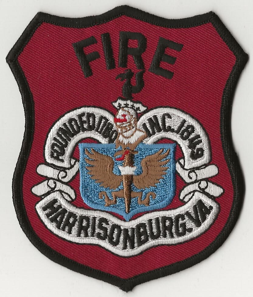 HARRISONBURG VIRGINIA Fire Dept. Patch | eBay