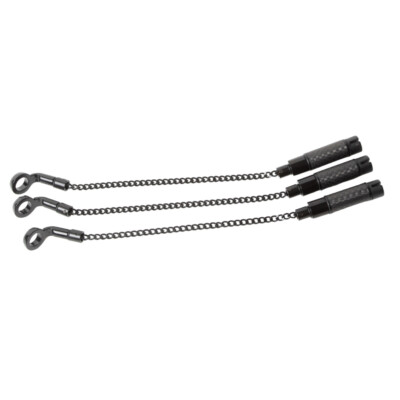 Carp fishing Carbon Bobbins Magnetic Clip Chain add on weight - Carper ...