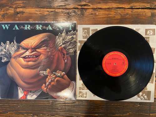 WARRANT Dirty Rotten Filthy Stinking Rich VINYL LP Columbia Records | eBay