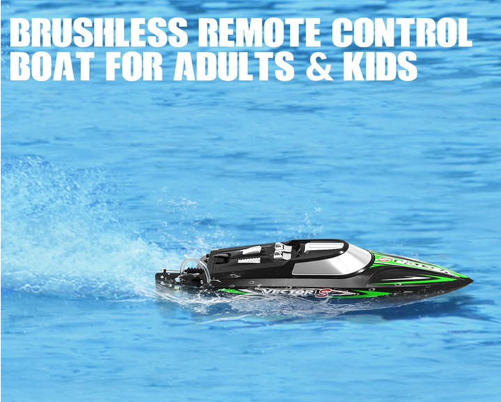 VolantexRC Vector S Brushless RC Power Racing Boat 30+MPH Hi-Speed (blk ...
