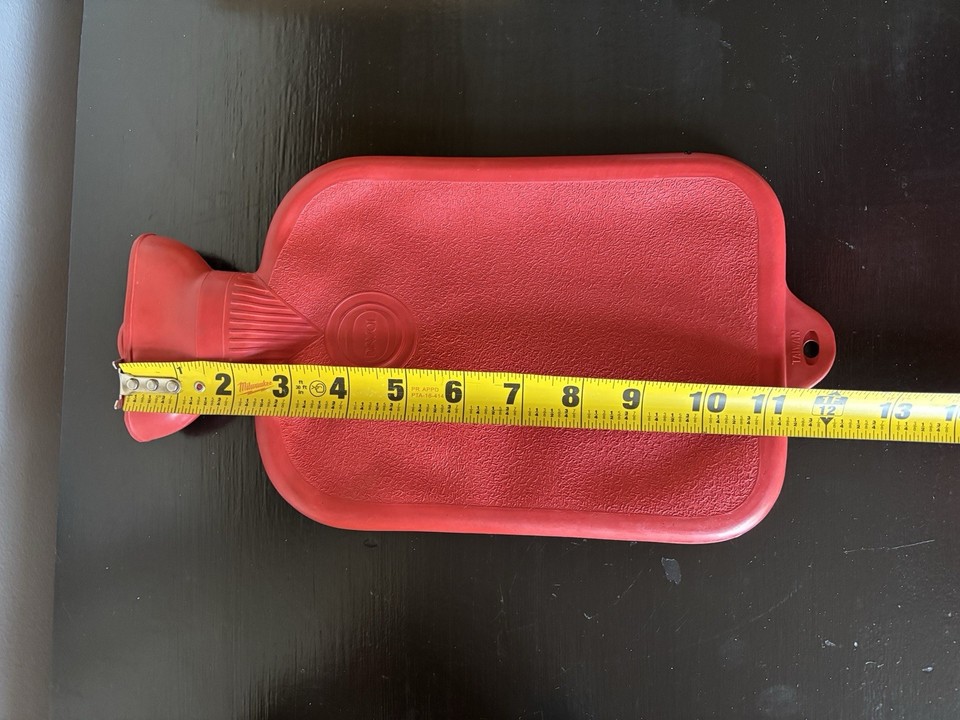 Vintage Davol Rubber Company Family Hot Water Bottle Red With Stopper ...