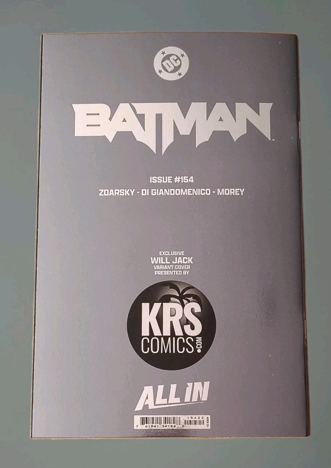 Batman #154 Will Jack MEGACON Exclusive FOIL Virgin Variant LE 500 | eBay