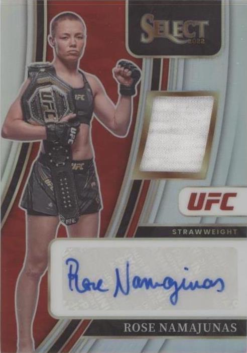 2022 Panini Select UFC - Autographed Memorabilia Rose Namajunas #AM-RNM ...