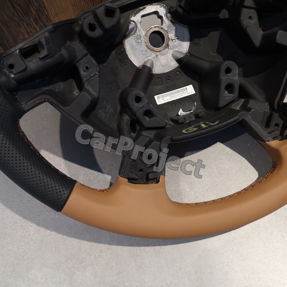 LENKRAD für Lkw MAN Tga Tgl Tgx komplett mit Leder bezogen. VERKAUF ...