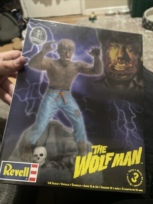 Revell 2009 Universal Monsters The Wolf Man Plastic Model Kit #6518 NOS ...