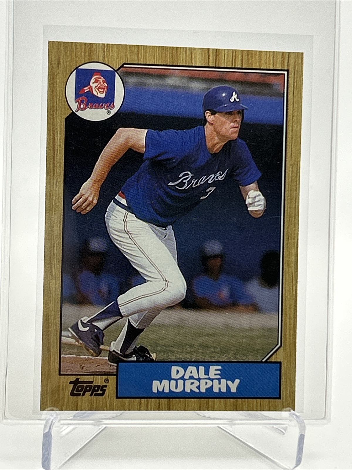 1987 Topps Dale Murphy Baseball Card #490 Mint FREE SHIPPING | eBay