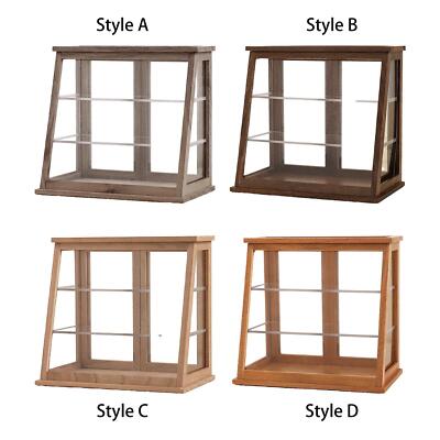 3 Tiers Miniature Bakery Case 1/12 Life Scene Clear Handcraft Doll ...