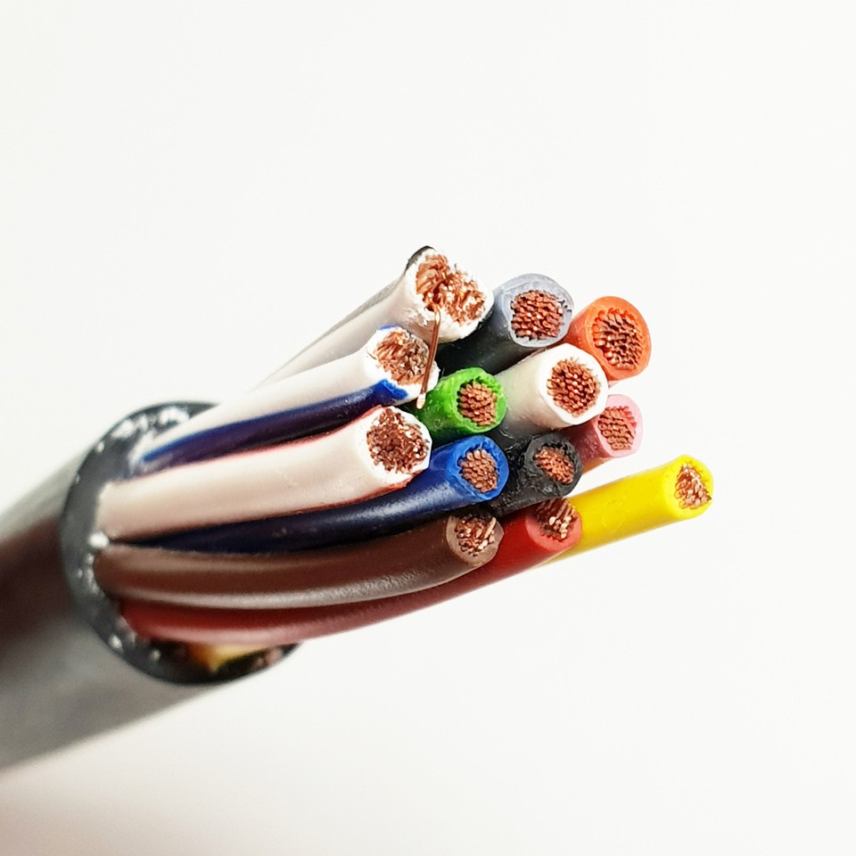 13 Core Multi Core Cable Trailer Caravan Automotive & Marine 12v 24v ...