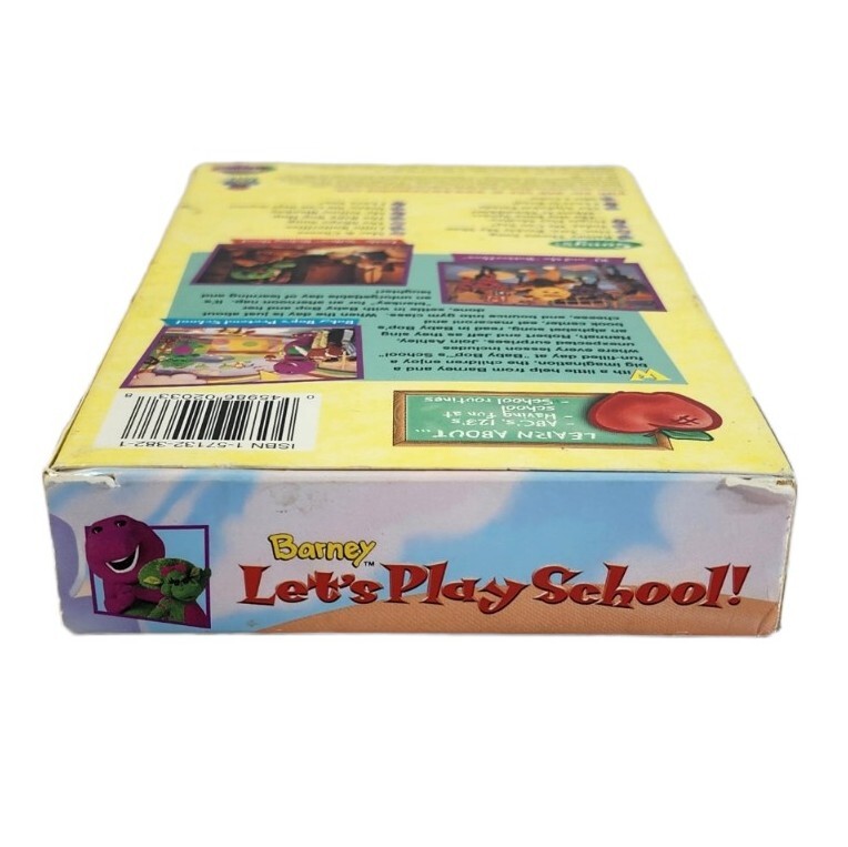 Barney Let’s Play School! VHS Video Tape | Grelly USA