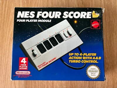 Nintendo NES Four Score - Four Player Module - Complete with Unused ...