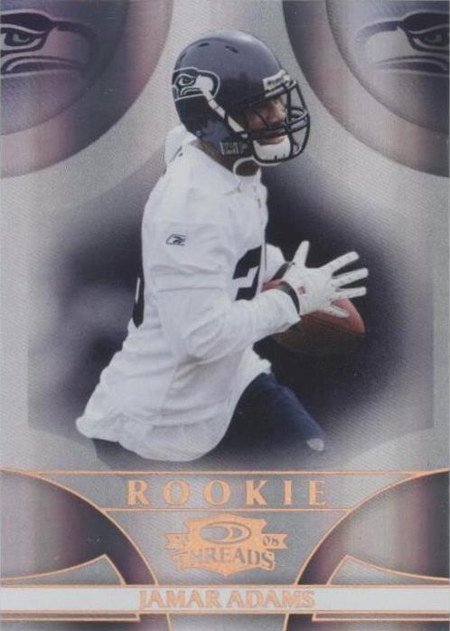 2008 Donruss Threads - Rookie Jamar Adams #188 Century Proof Bronze ...