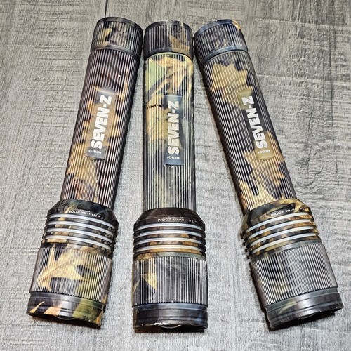 Lot Of 3 Nebo Seven-Z 770 Lumen Led Flashlight 6x Zoom Camo Cover ...