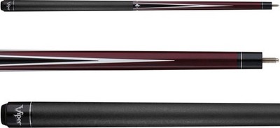 Viper by GLD Products Diamond 58" 2-PC Billiard/Pool Cue, Maroon, 21 oz ...