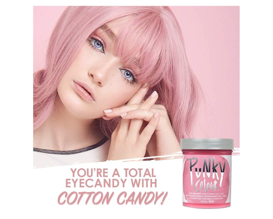 PUNKY COLOUR Semi Permanent Conditioning Color Cotton Candy 3.5oz | eBay