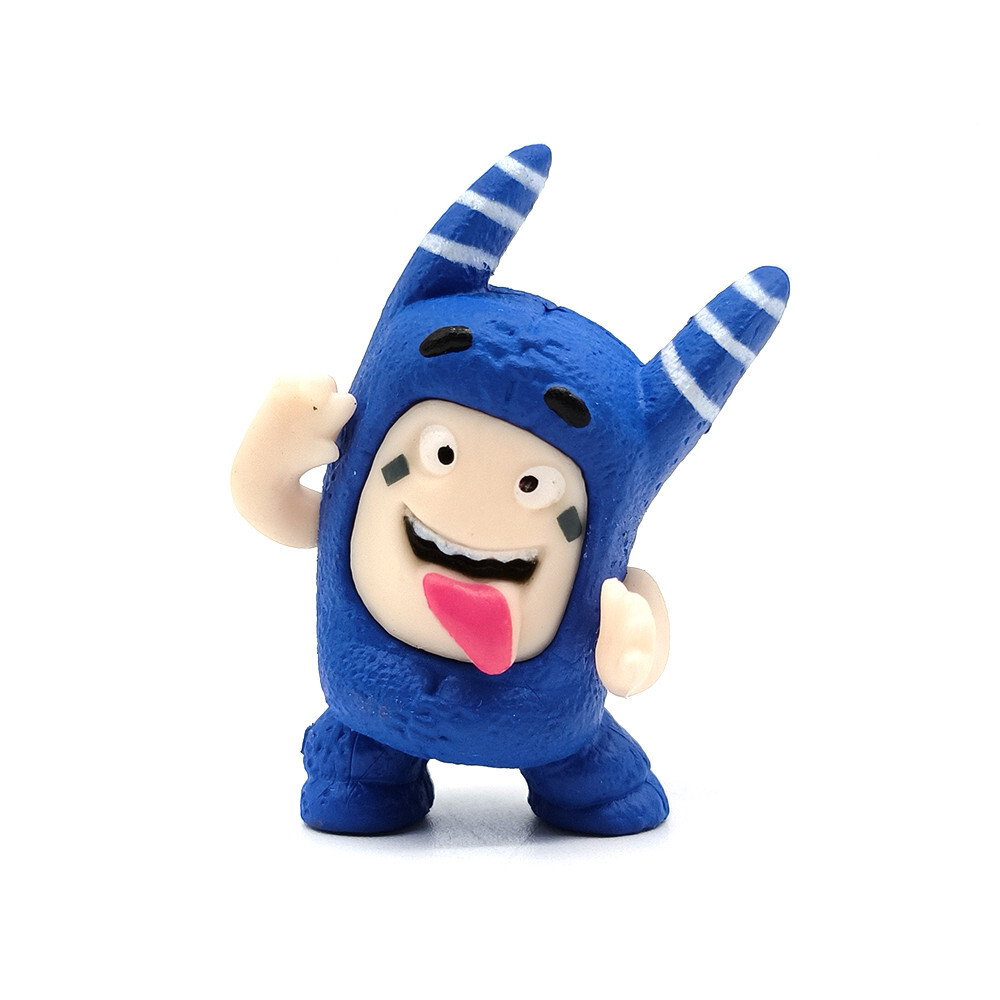 Oddbods Fuse Bubbles Slick Jeff Bubbles PVC Figures Toys Cute Anime ...