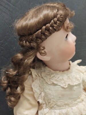 SIZE 9 LT BROWN NAOMI ANTIQUE MODERN DOLL WIGS SYNTHETIC MOHAIR NOEMI ...