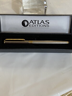 Rare Atlas Editions vintage boxed fountain pen Bossman Iridium point ...