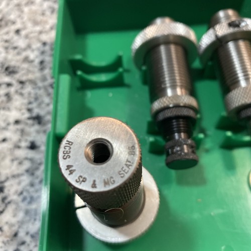 SET OF RCBS 3 DIE STEEL SET FOR CALIBER .44 MAG / 44 SPECIAL #18608 LOT ...