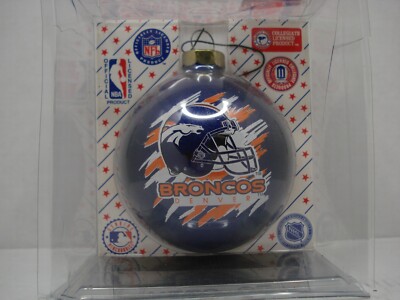 Vtg Sports Collectors Series Denver Broncos Christmas Tree Ornament ...