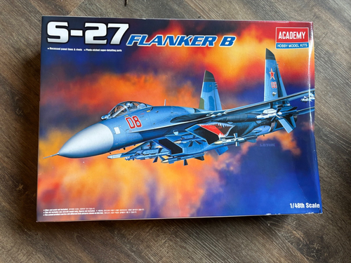 Academy 12270 1/48 scale S-27 Flanker B Model Kit New Open Box | eBay