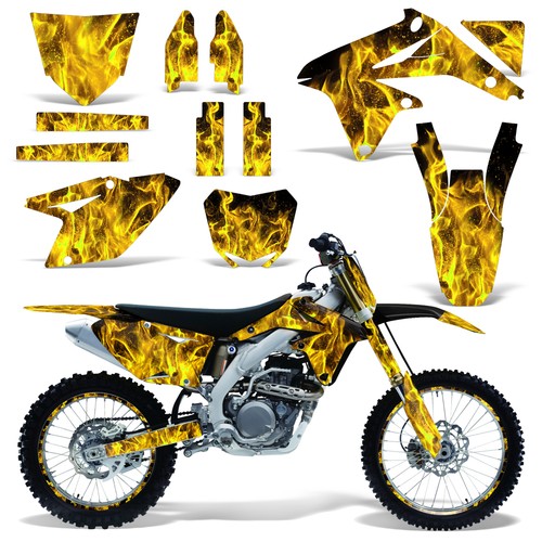 Suzuki RMZ450 Decal Graphic Kit RMZ 450 Dirt Bike Backgrounds 2008-2016 ...