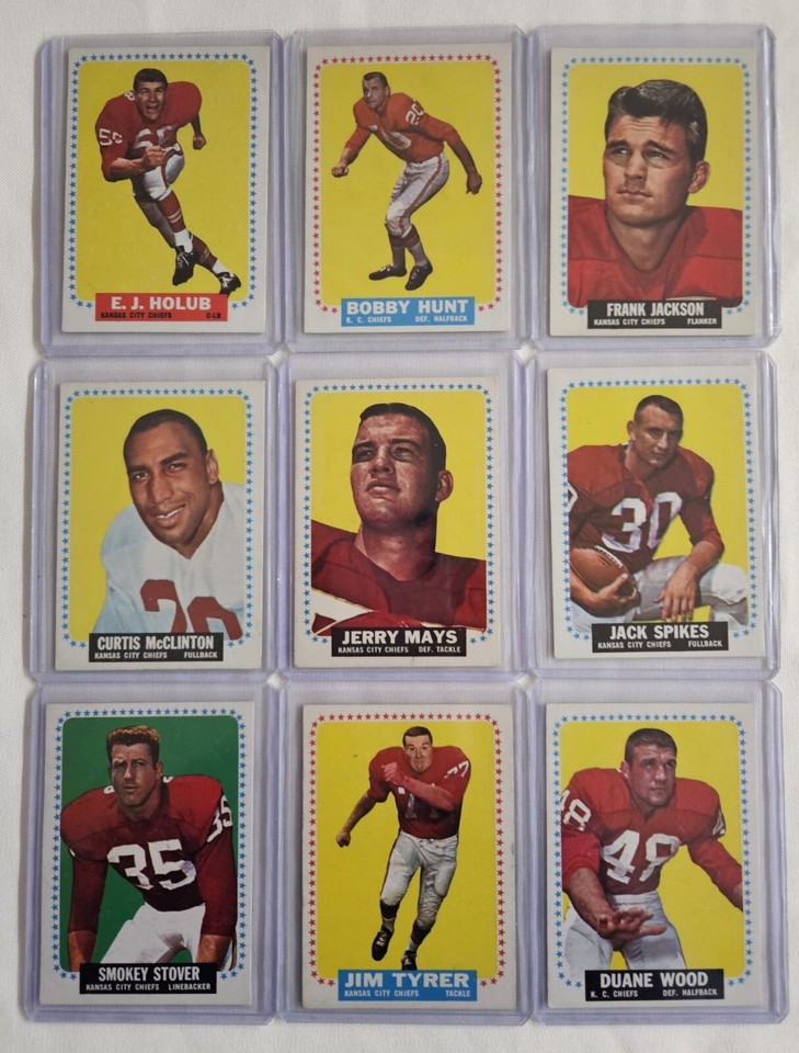 1964 Topps Football Complete Set W/All HOF’s GRADED MINT (BEST DEAL ON ...
