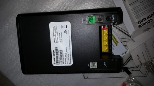 Router Optus Black Smart GateWay All in one NBN ADSL2+ Modem Lan Gbit ...