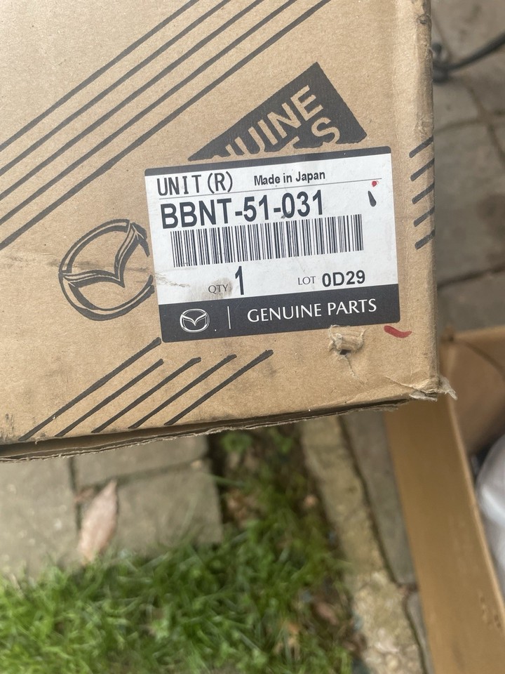 OEM Tail Lamp Assembly for the right side (passsenger side) - Mazda ...