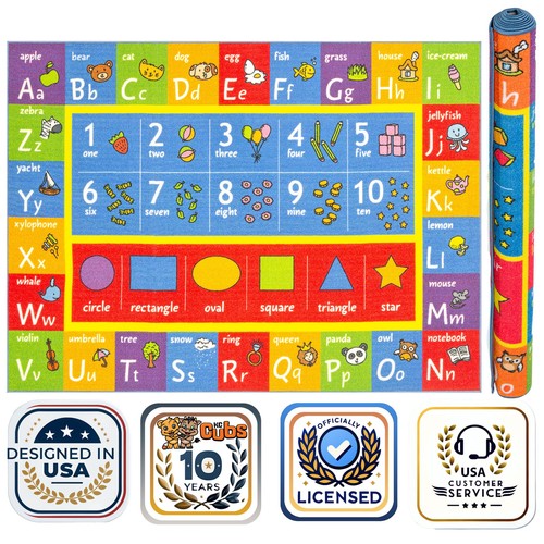 KC CUBS ABC Alphabet, Numbers and Shapes Educational Learning & Fun ...