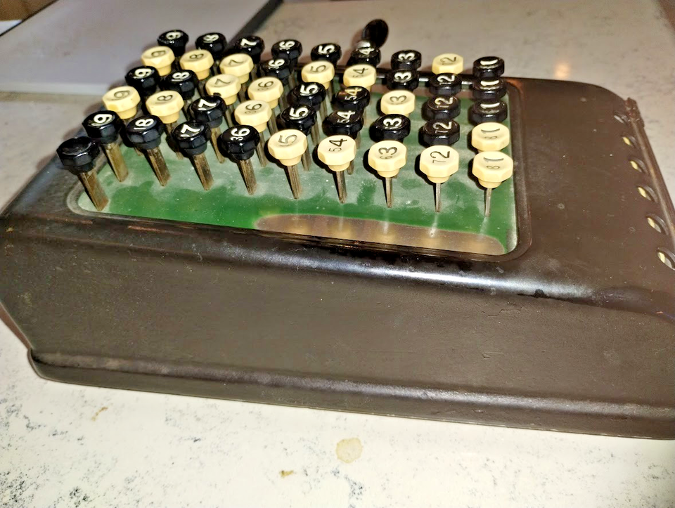 Vintage/Antique Burroughs Adding Machine Mechanical Calculator Arithmometer | eBay