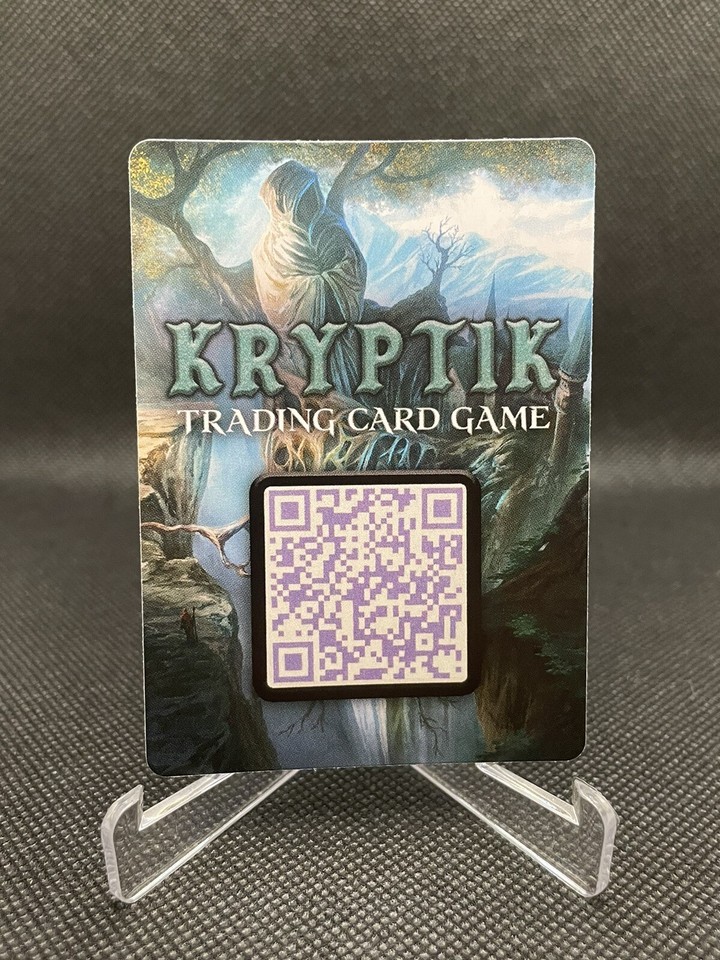 Kryptik TCG - EAMON Test Deck RARE QR Code Sample Limited Decks | eBay