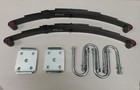 Trailer 4 Leaf Double Eye Spring Suspension Kit for 2 3/8" Tube 3500 lb ...