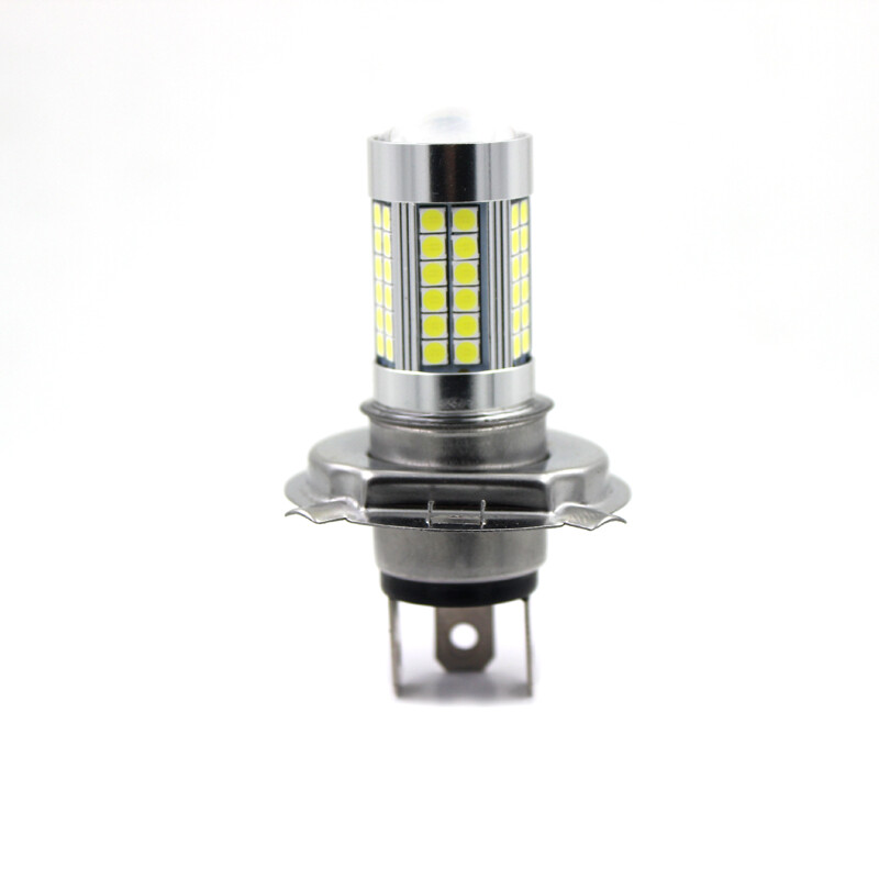 66SMD H4 9003 LED Lamp Car Motorcycle Headlight Bulb DC 6V 8W High/Low ...