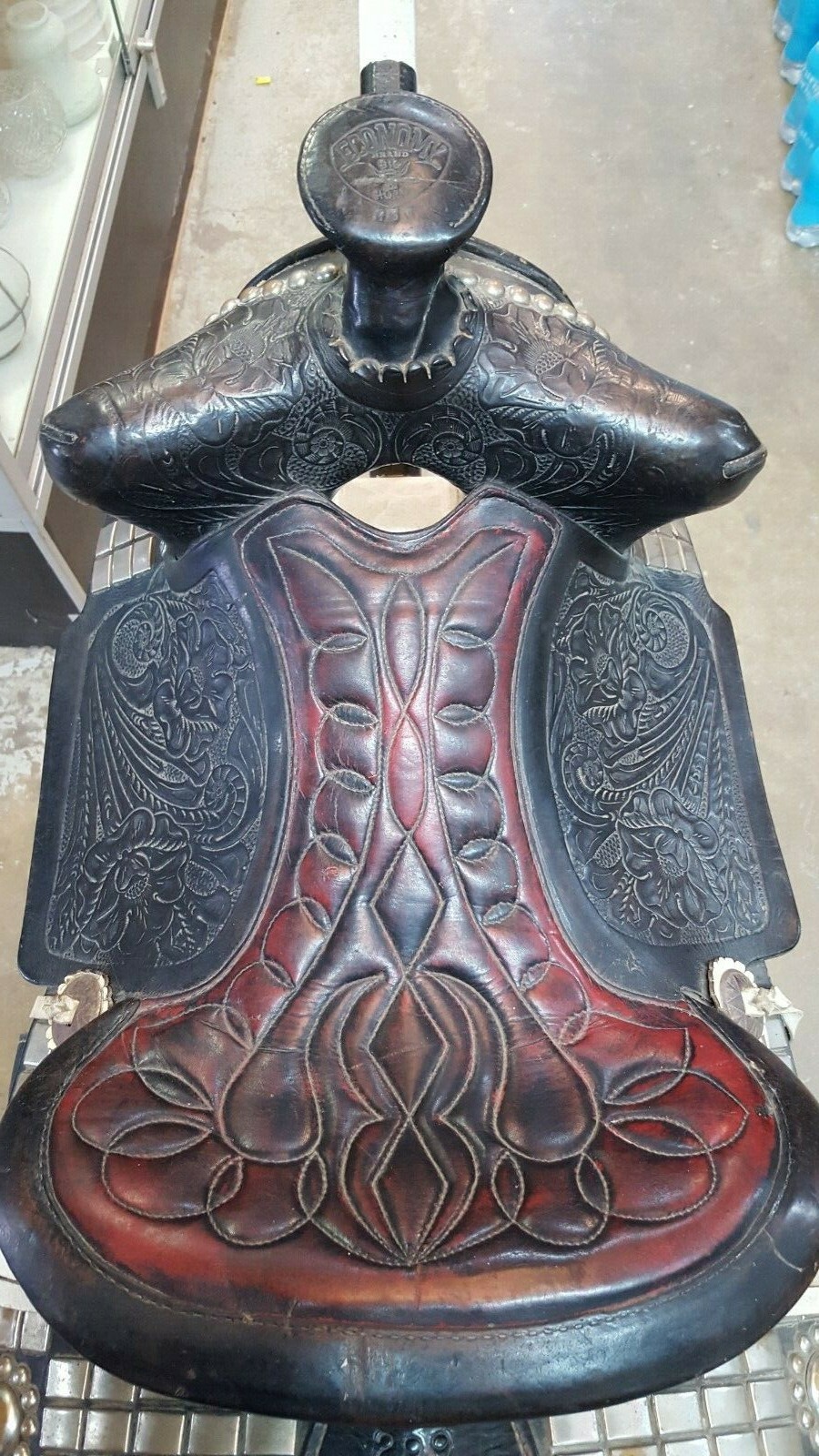 1959 MGM Movie Production Company Ornate Leather Prop Saddle | eBay