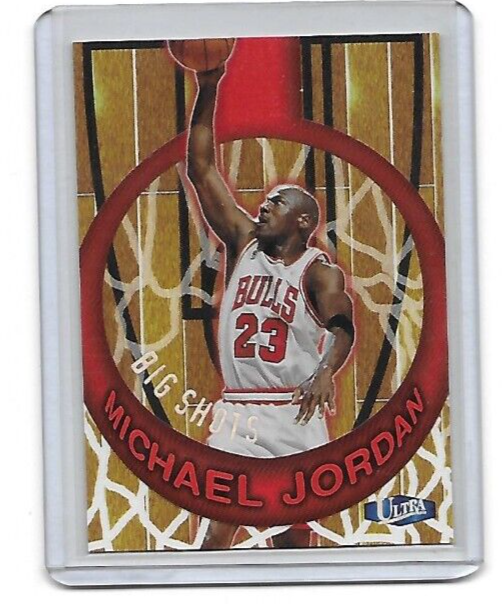 1997-98 Fleer Ultra " Big Shots " # 1 BS Michael Jordan Chicago Bulls ...