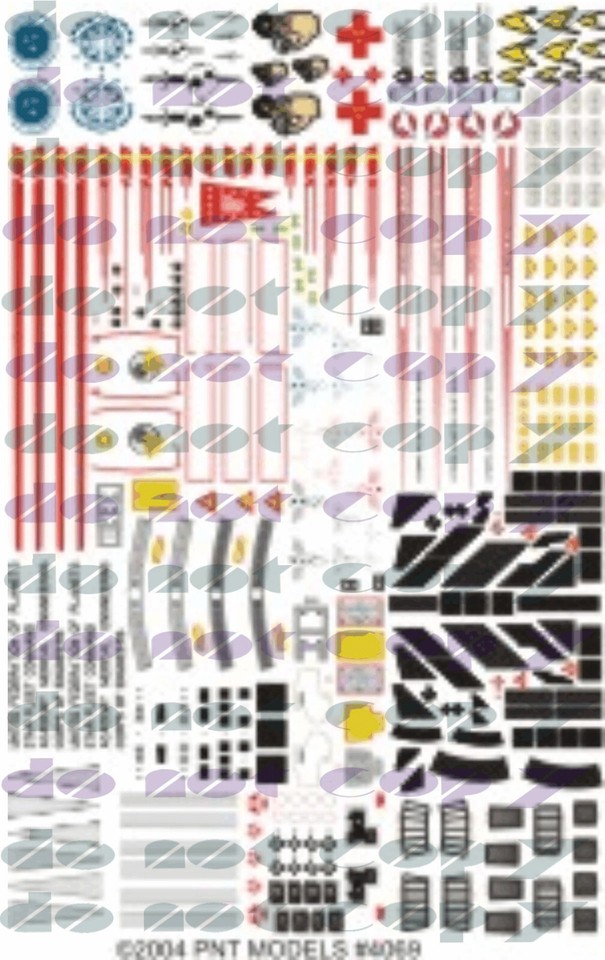 STAR TREK - Hull Graphics Decals - 1:2500 Scale - by PNT | eBay