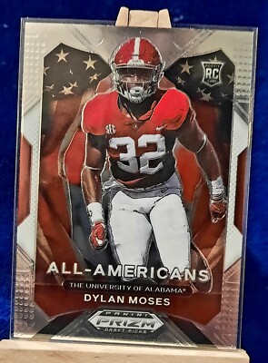Dylan Moses RC All American Silver Prizm Rookie Holo Card | eBay
