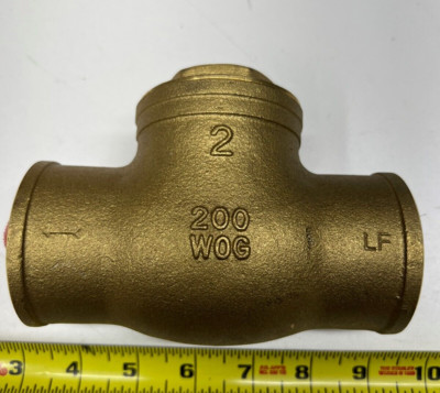 2" Proflo Brass Sweat Swing Check Valve PFX31Sk 200PSI Lead Law ...