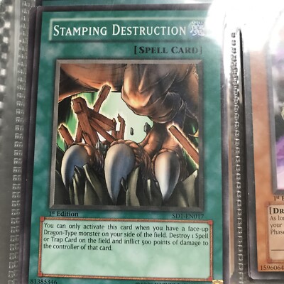 Stamping Destruction - SD1-EN017 - Common - First Edition | eBay